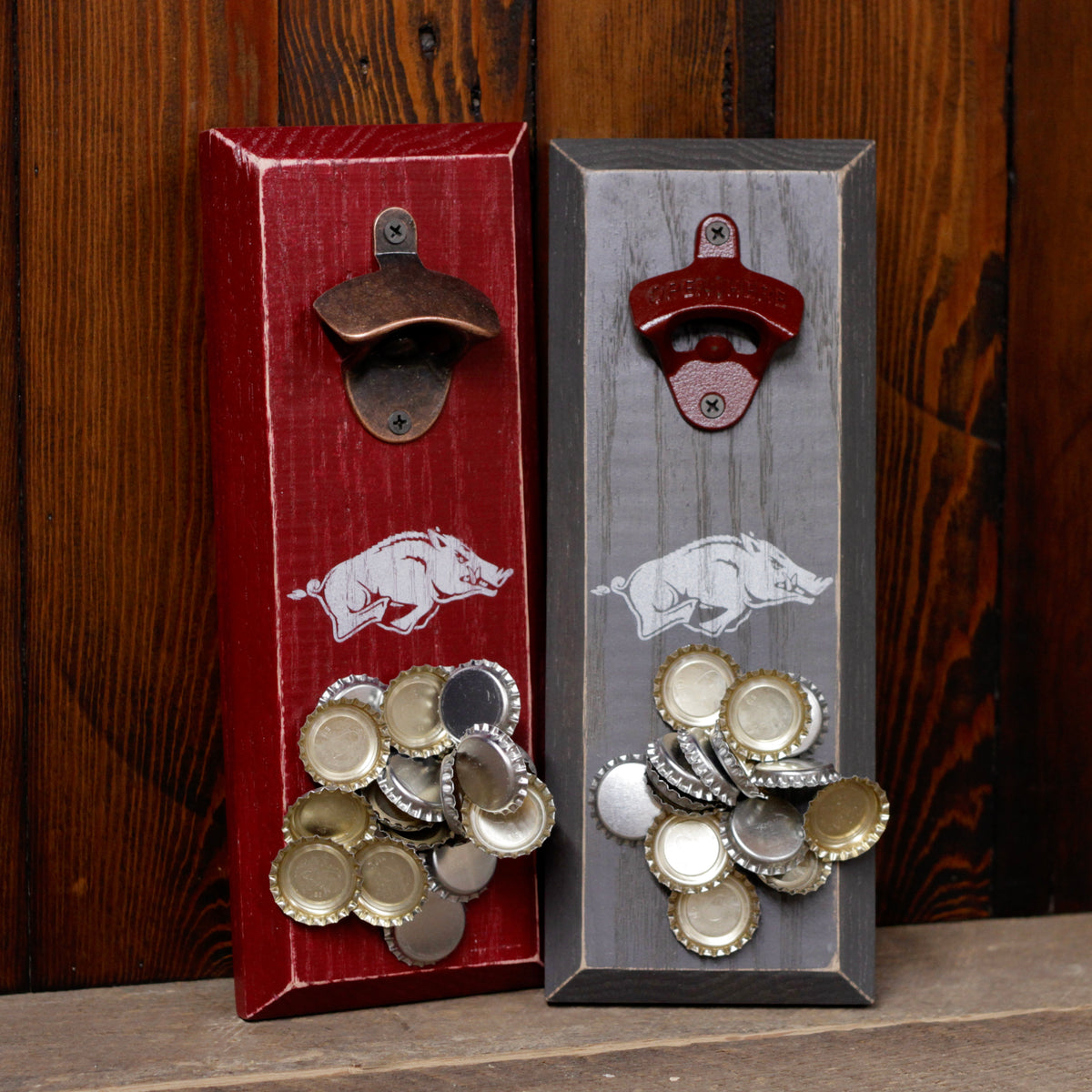 University of Arkansas Razorbacks Logo Magnetic Bottle Opener – Boone ...